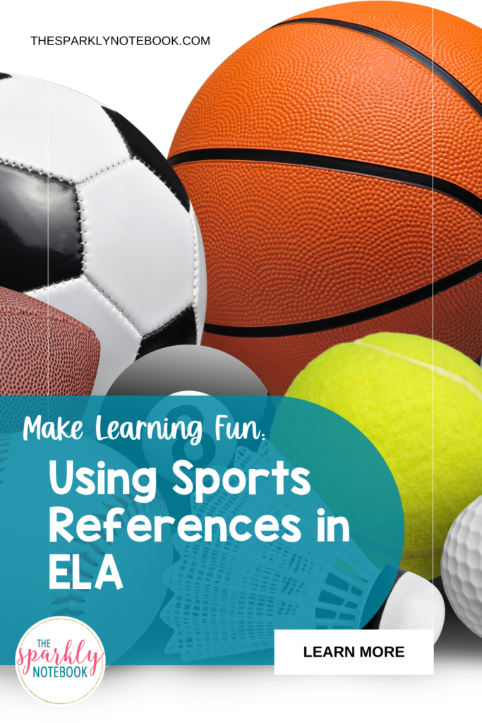 Incorporating Sports in the Middle School ELA Classroom - The Sparkly ...