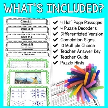 Vikings ESCAPE ROOM - Reading and Puzzles - Think Tank Teacher