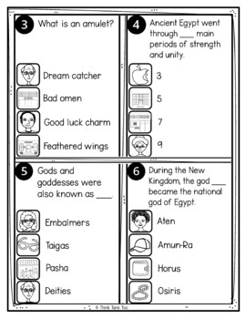 Egyptian Gods Text Marking Detective Mystery - Reading Passages ...