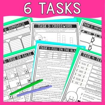 Cold War Reading Comprehension Challenge - Close Reading - Think Tank ...