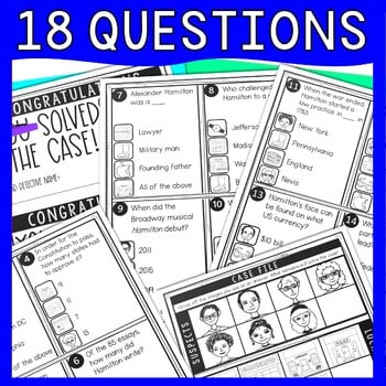 Alexander Hamilton Text Marking Detective Mystery - Reading Passage ...