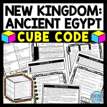 New Kingdom of Ancient Egypt Cube Stations - Reading Comprehension ...