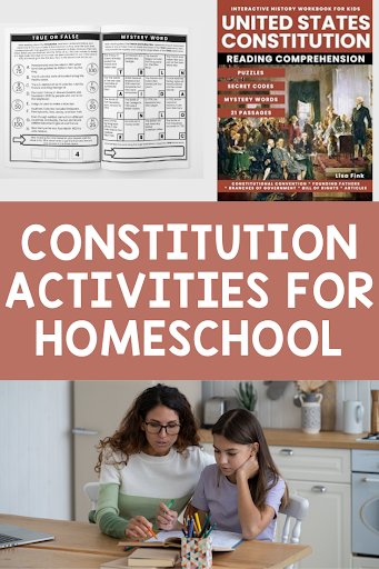 US Constitution Activities for Your Homeschool - Think Tank Teacher