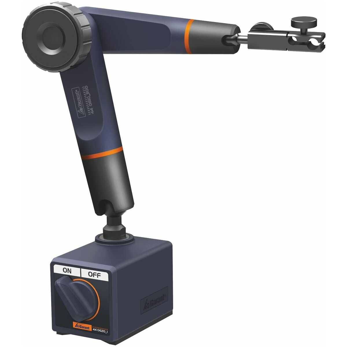 Hydraulic magnetic measuring stand (with base) with mechanical fine ...