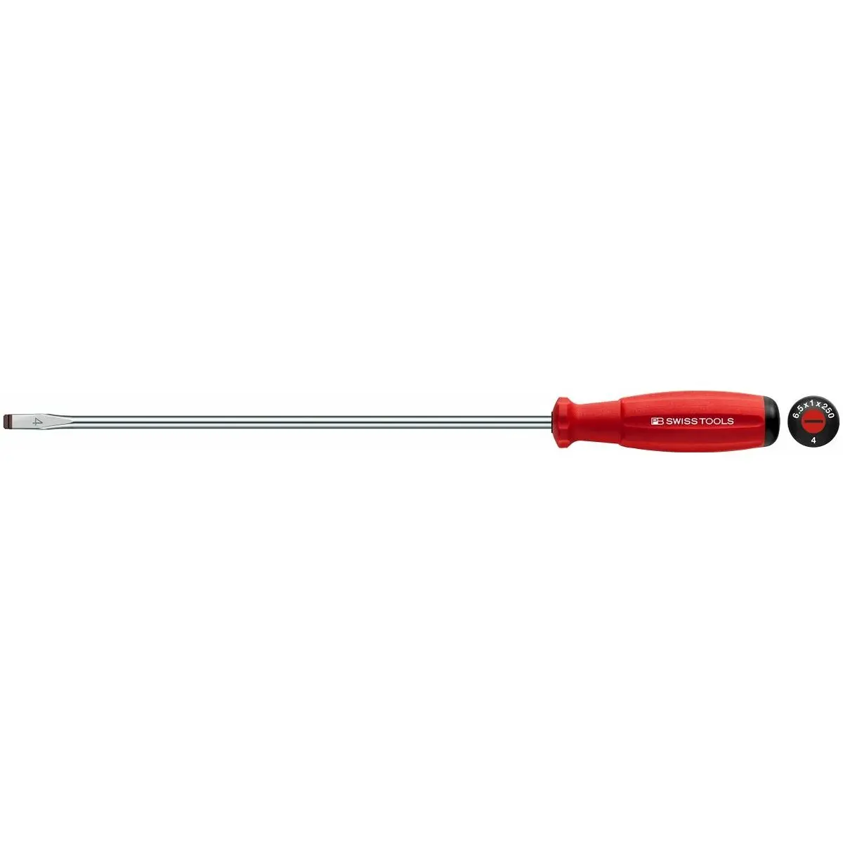 Screwdrivers for slotted screws, parallel tip, optimum transmission of ...