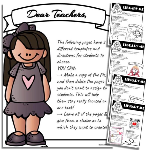 Library Goal Setting: Grades 3, 4 : vr2ltch