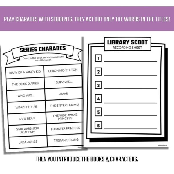 Library Goal Setting: Grades 3, 4 : vr2ltch