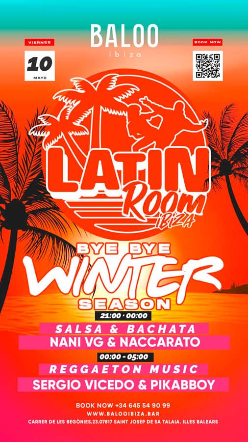 Latin Room - Baloo Ibiza - Fiestas Ibiza 2024