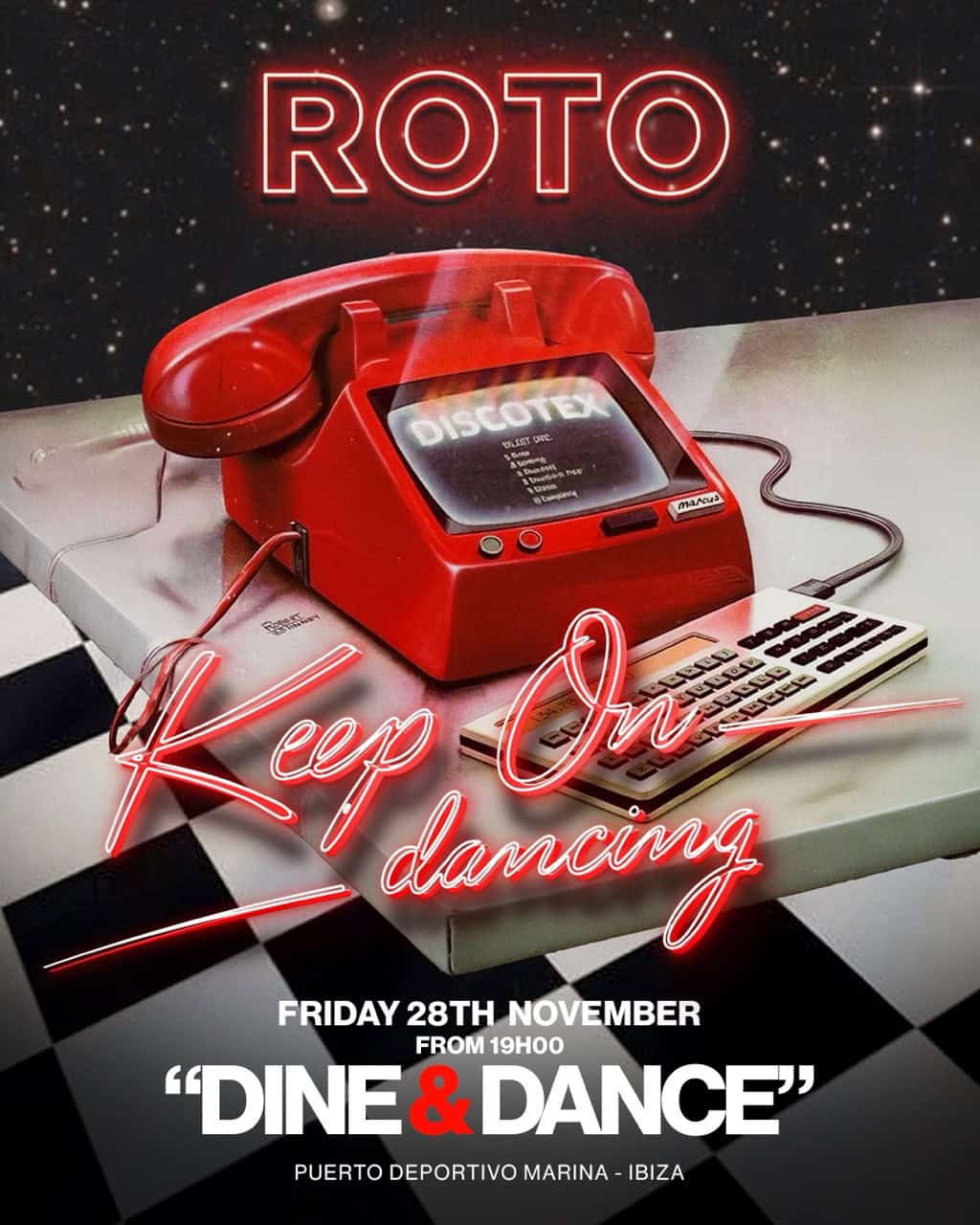 Keep On Dancing Dine & Dance - ROTO - Fiestas Ibiza 2025