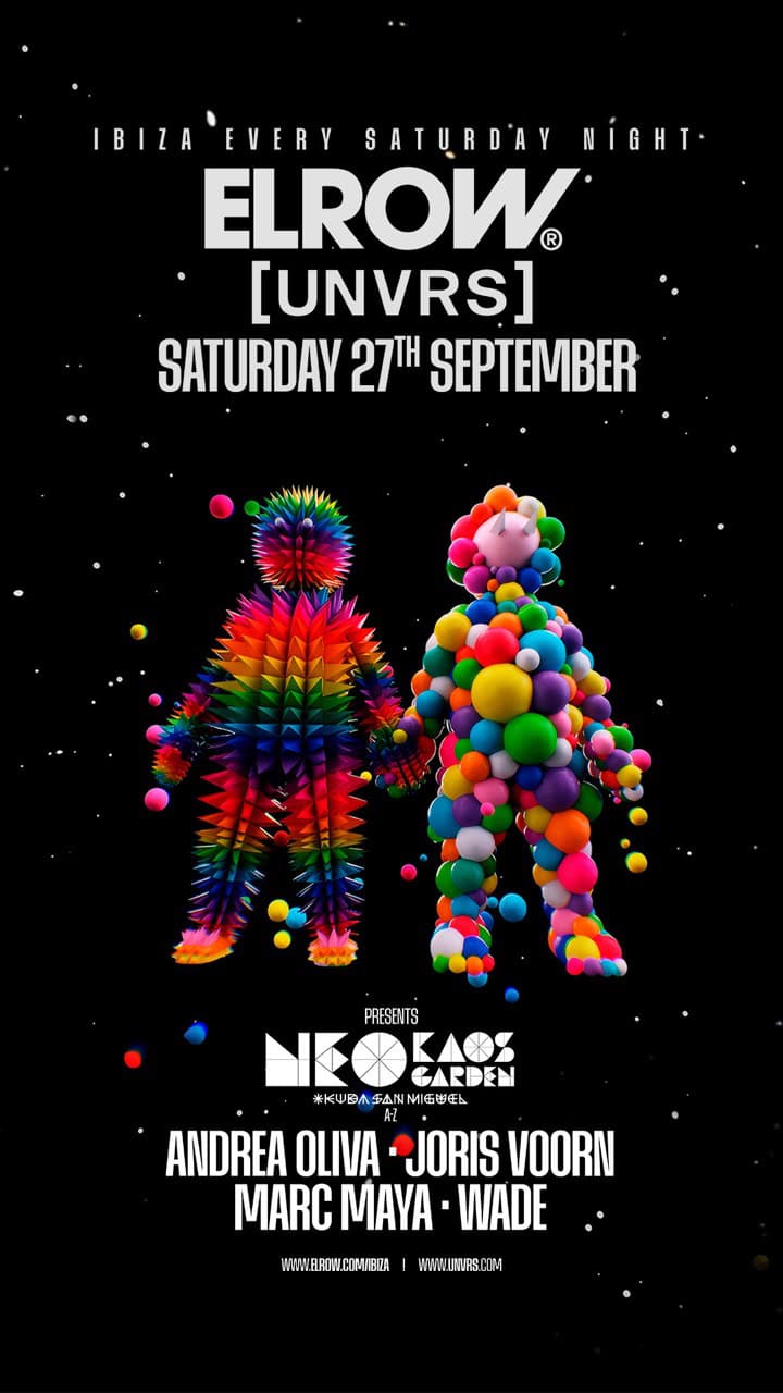 Elrow Ibiza - [UNVRS] Ibiza - Ibiza Parties 2025