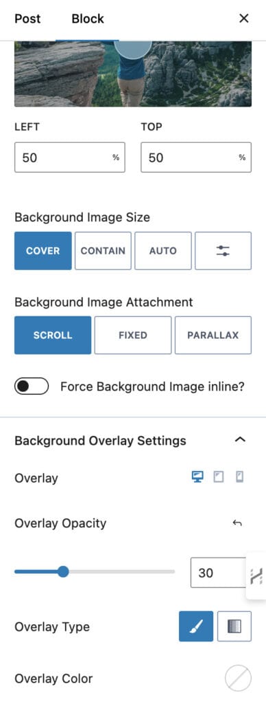 How to Add Text over a Background Image without Ruining the Image | Kadence Blocks | WordPress ...