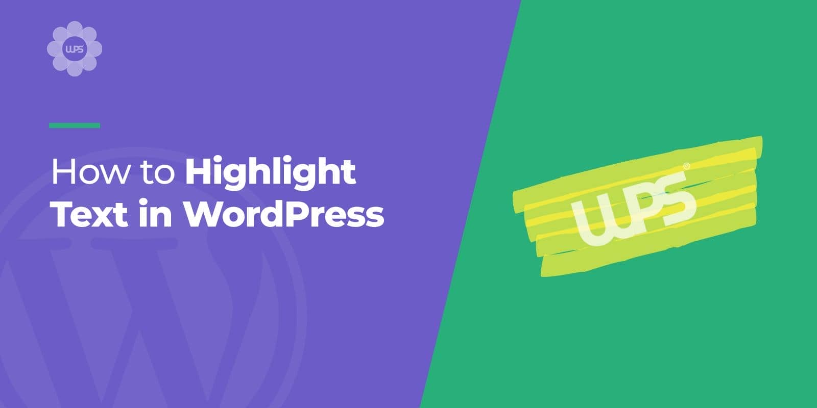 How to Highlight Text in WordPress - WPServices