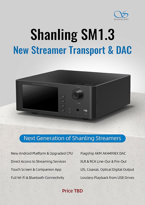 Shanling เตรียมเปิดตัว SM1.3 เครื่องเสียงสตรีมเมอร์รุ่นใหม่ในงาน Munich High-End