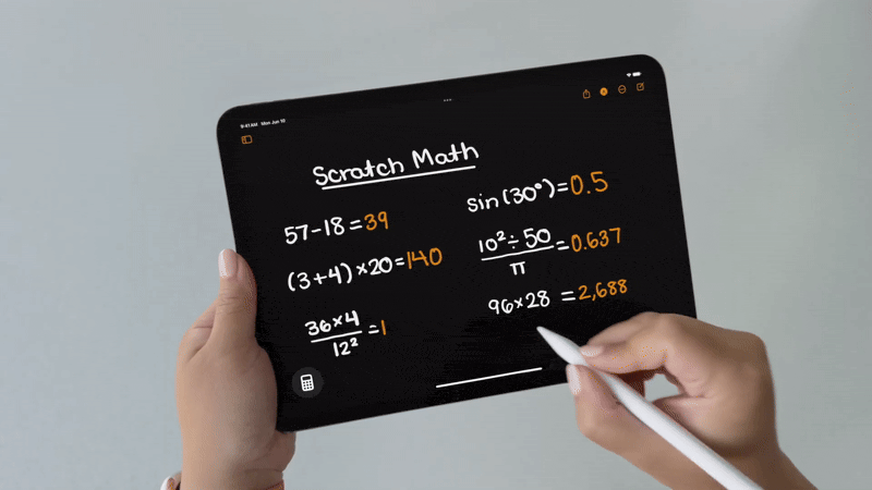 สิ้นสุดการรอคอย Apple เปิดตัวแอปฯ เครื่องคิดเลขใน iPad เพิ่มความล้ำด้วย ...