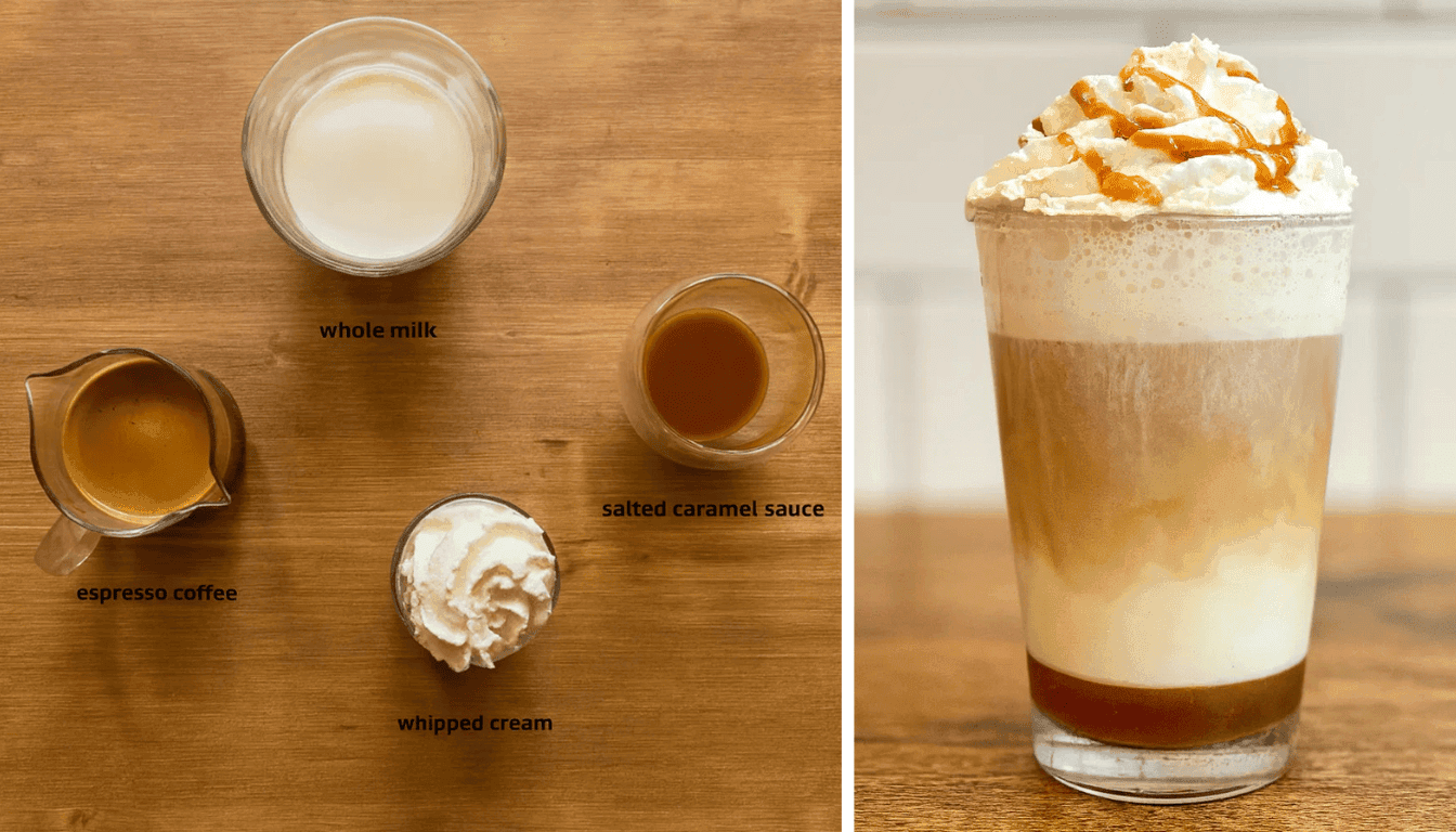 Salted Caramel Latte Recipe, Easy Café Style Drink At Home - Bean Ground