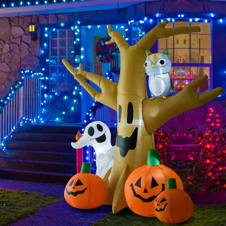 Outsunny Haunted Tree Halloween Inflatable - Drew & Jonathan