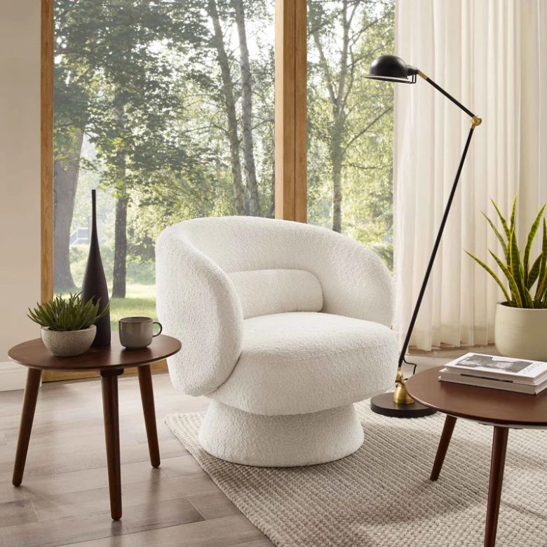 15 Best Boucle Accent Chairs for a Cozy, Trendy Touch