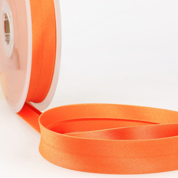 Polyester Satin Bias Binding 20mm from 45p per 1/2 metre - Orange 083 ...