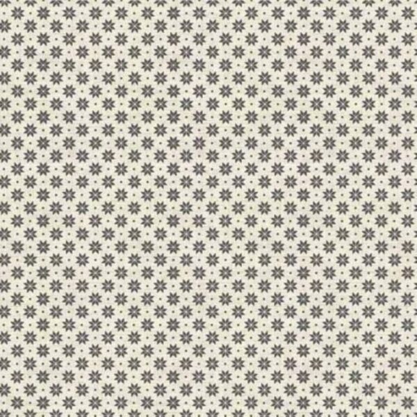 + 'Nordic Snowflake 1789' grey on ivory by Makower UK per Fat Quarter ...