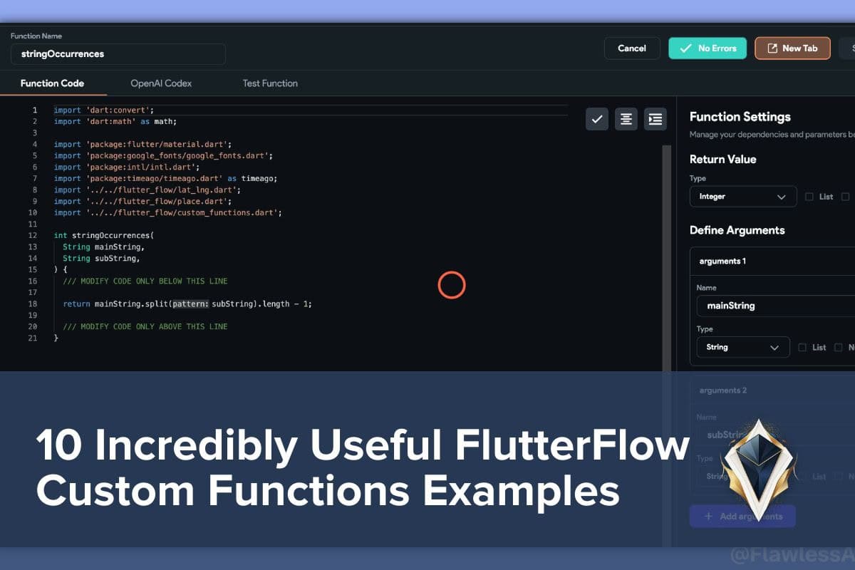 10 Incredibly Useful FlutterFlow Custom Functions Examples