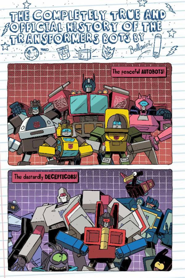 Ballpoint is back in first-look preview of Transformers: Worst Bot Ever ...