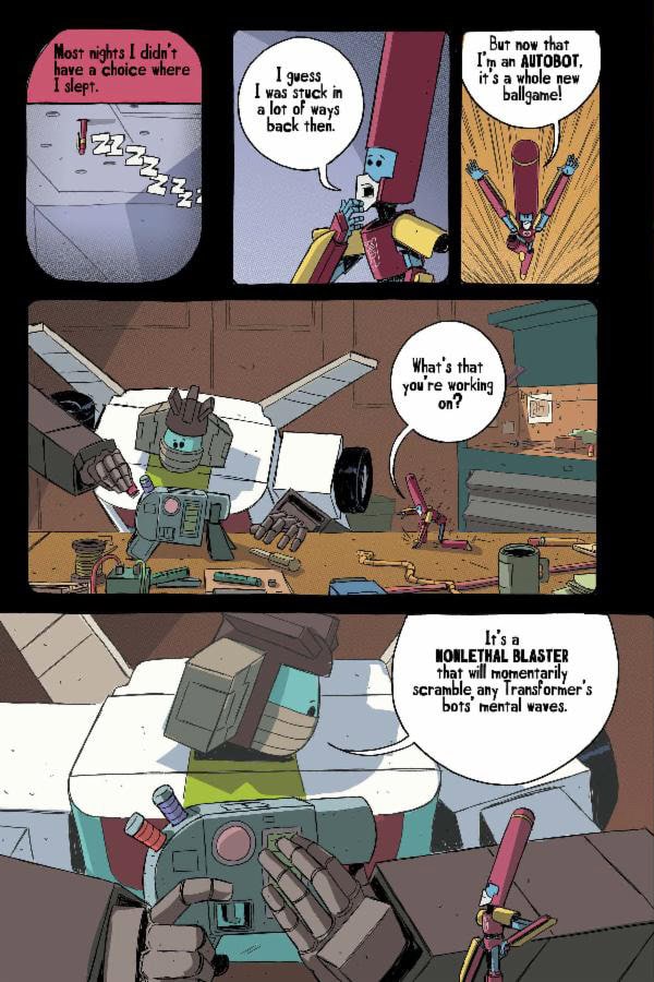 Ballpoint is back in first-look preview of Transformers: Worst Bot Ever ...