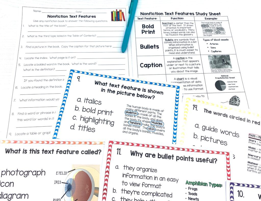Nonfiction Text Features • Kirsten's Kaboodle