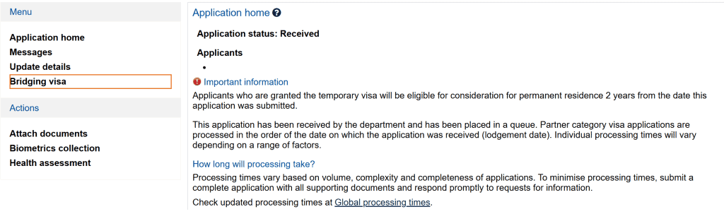 Bridging visa B - Online application - Migration Agent, Sydney - My ...