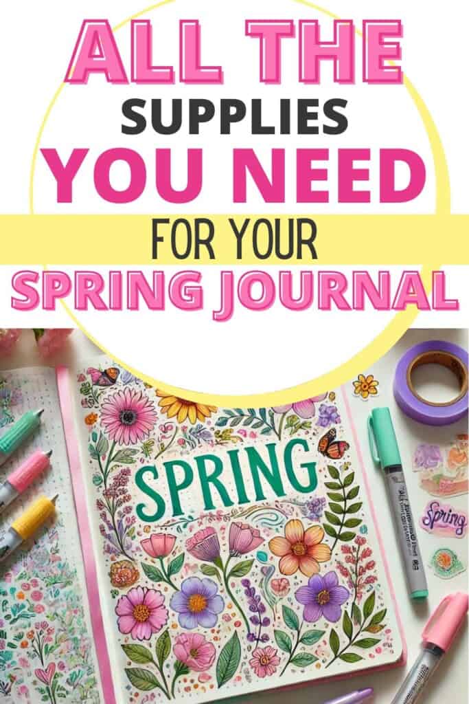 Create Your Own Spring Vibes Journal Using These Supplies | The Happy ...