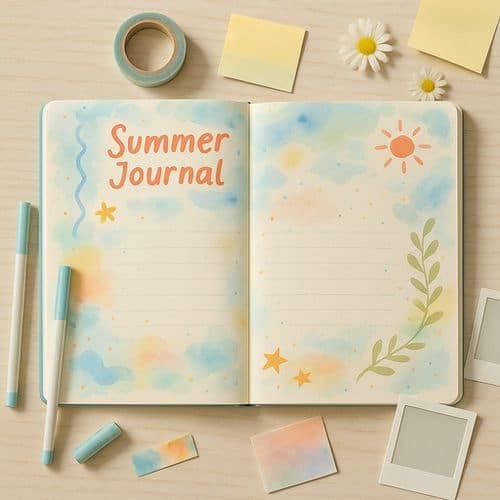 Easy Summer Journal Activities to Brighten Your Pages | The Happy Journals