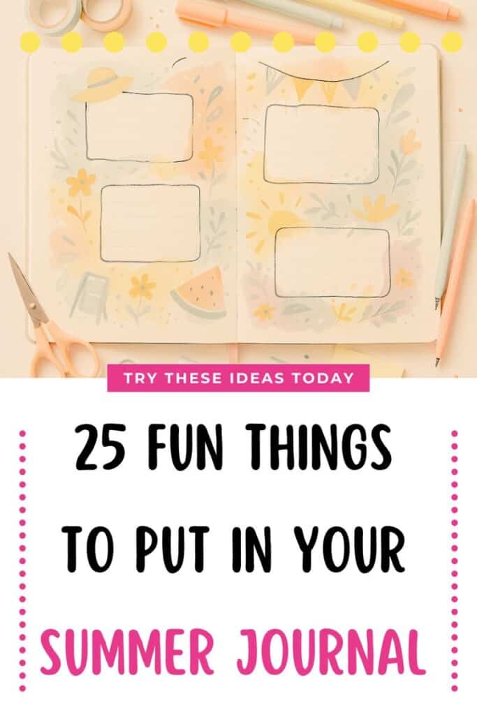 25 Fun Things to Put in Your Summer Journal | The Happy Journals