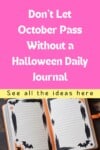 Halloween Daily Journal: 31 Days of Spooky Inspiration