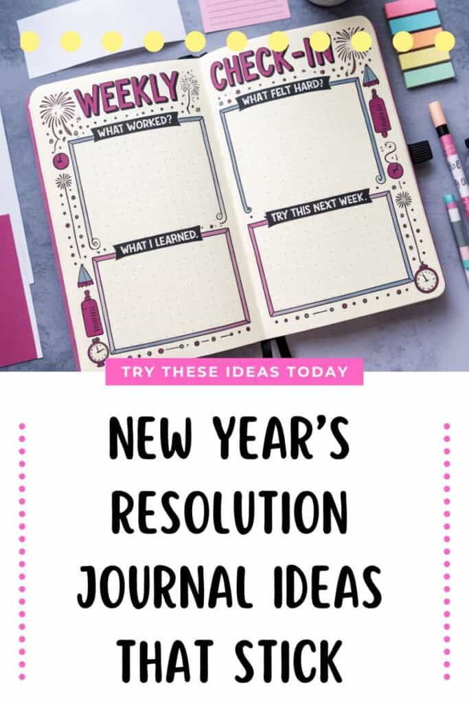 New Year's Resolution Journal Ideas That Actually Stick | The Happy ...