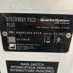 Used Quanta Discovery Pico Plus Laser For Sale | The Laser Agent