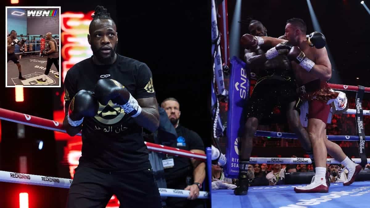 Deontay Wilder launches comeback as fans question legs again - World ...