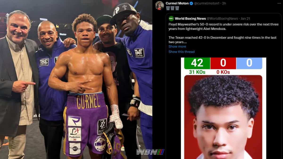 Curmel Moton trashes 42-0 boxer threatening Floyd Mayweather - World ...