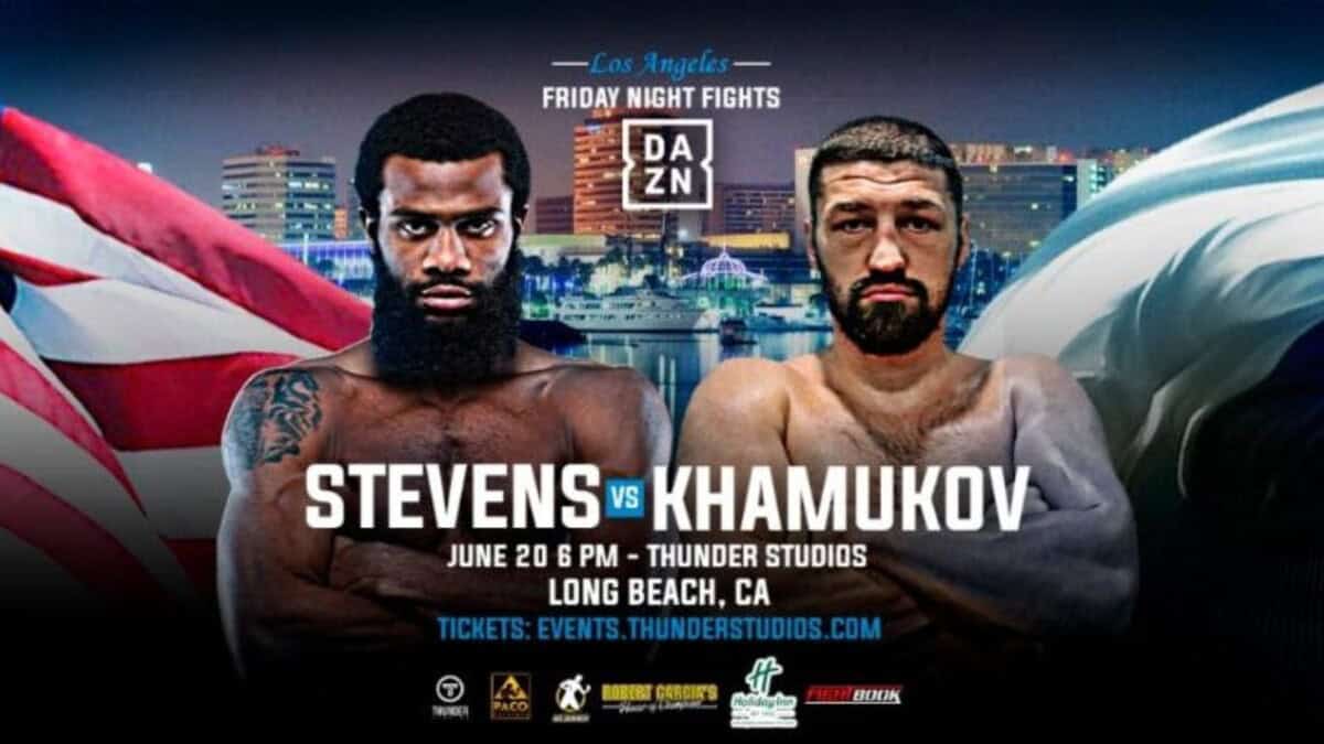 David Stevens fights Petr Khamukov on June 20 - World Boxing News
