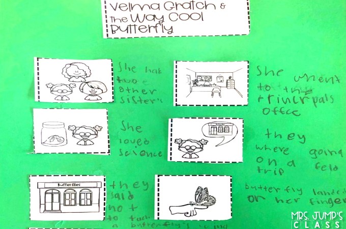 Velma Gratch and the Way Cool Butterfly Reading Lesson Ideas