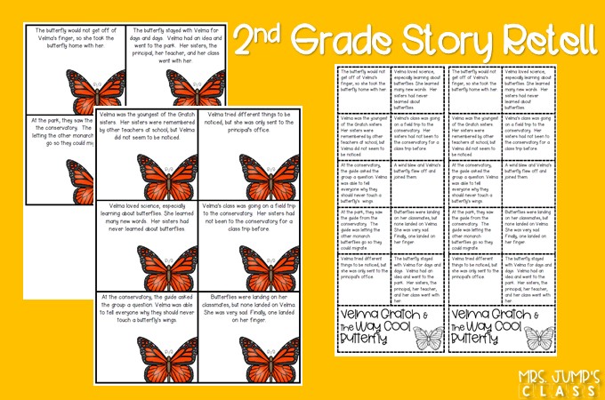 Velma Gratch and the Way Cool Butterfly Reading Lesson Ideas