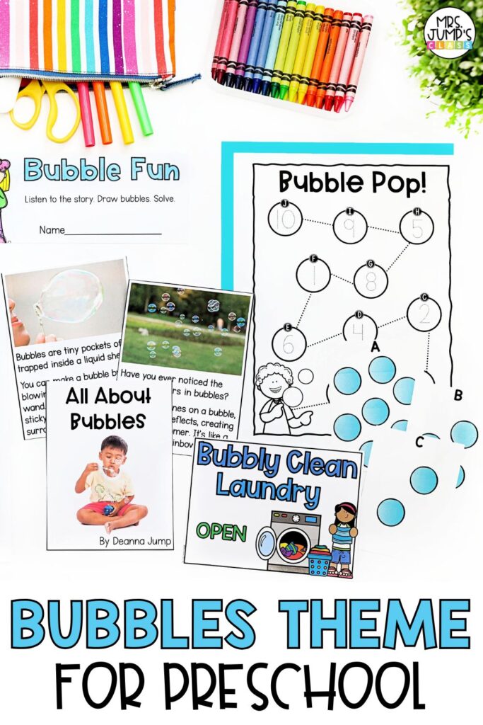 A Fun Bubbles Theme for Preschool - Mrs. Jump's Class