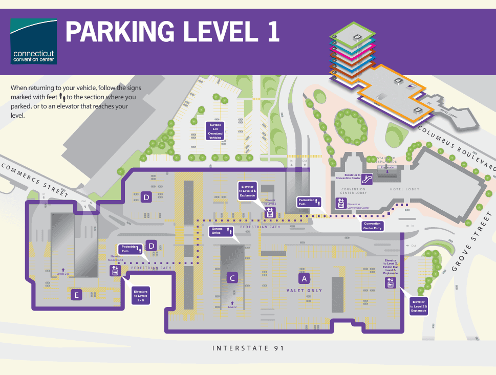 Convention Center and Parking | Retro World Expo