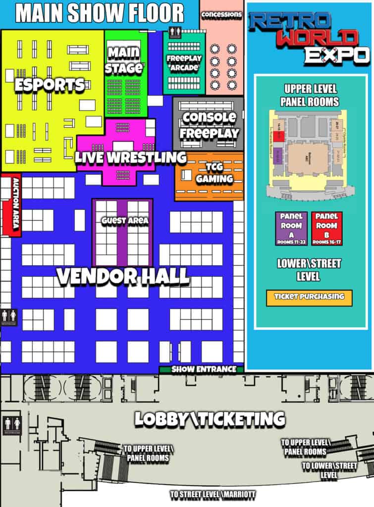Show Map | Retro World Expo