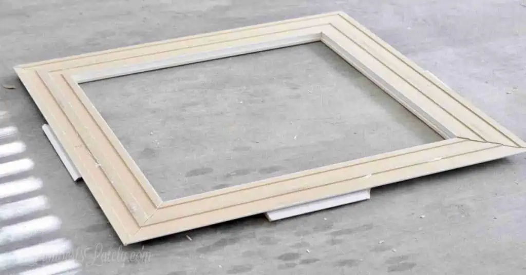 How to Make a Picture Frame with Molding | Lamberts Lately