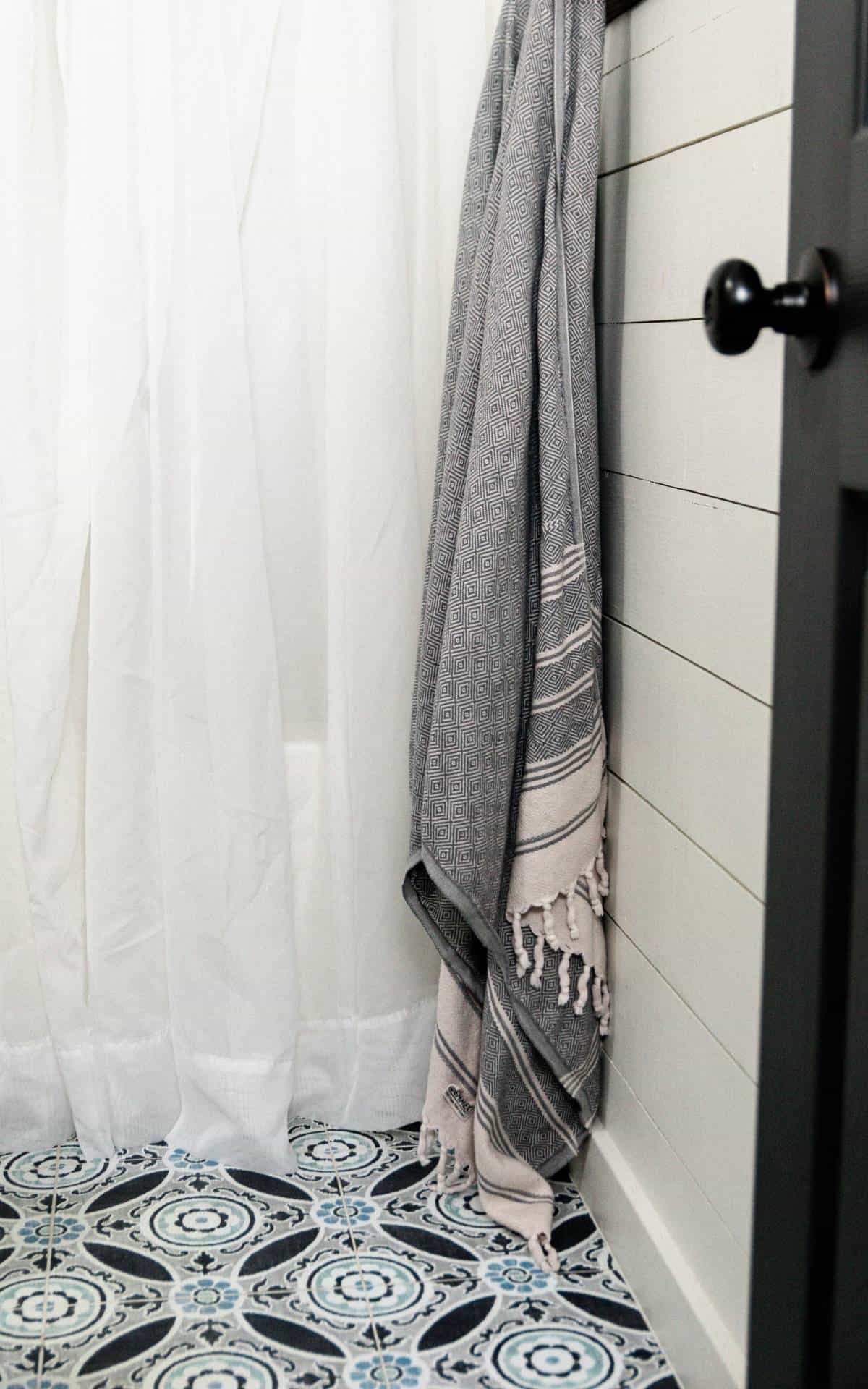 Make a DIY Shower Curtain from Thrifted Panels — Capturing Wonderland