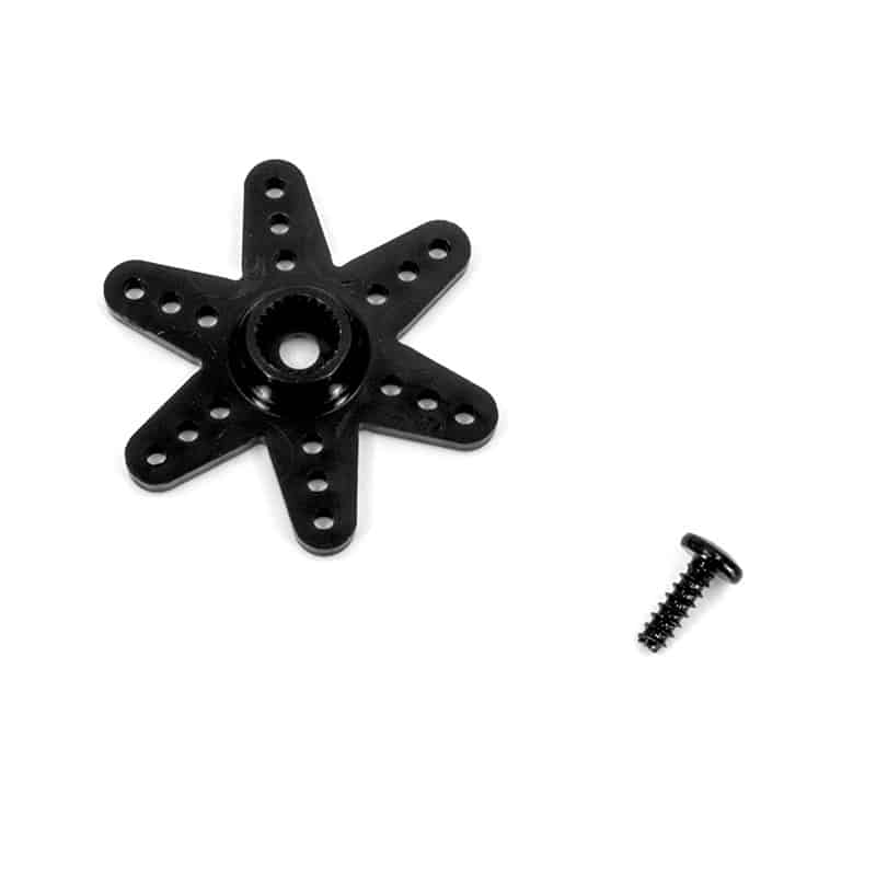 6-Arm Plastic Servo Horn (Star) - FutabaUSA
