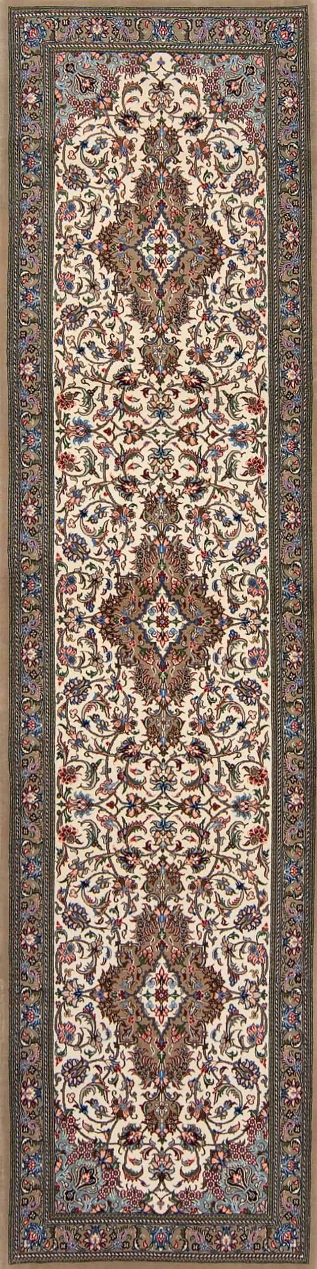 Persian Runner Rug | Beige Persian Qum 10 FT Runner Rug Sale