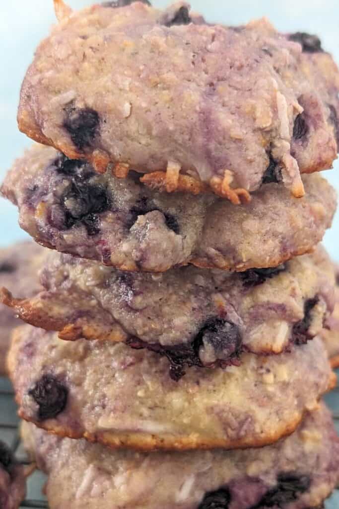 Easy Wild Blueberry Breakfast Cookies With Ricotta - A Cents For Cookery