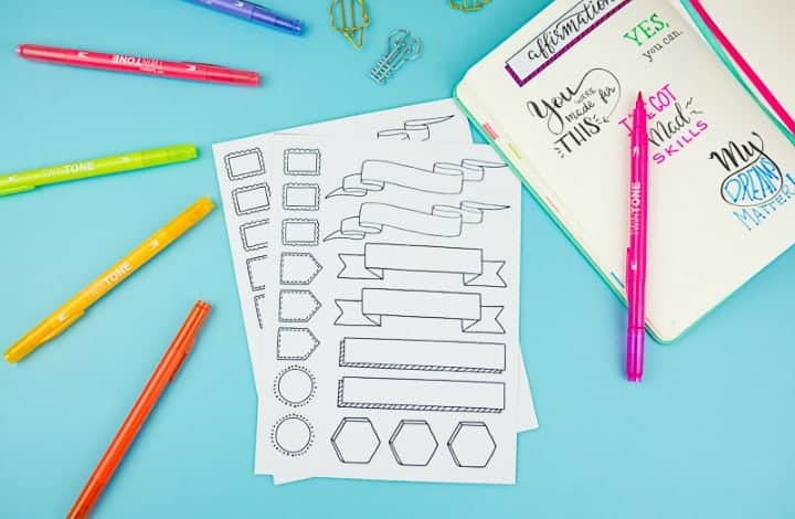 Free Printable Journal Stickers