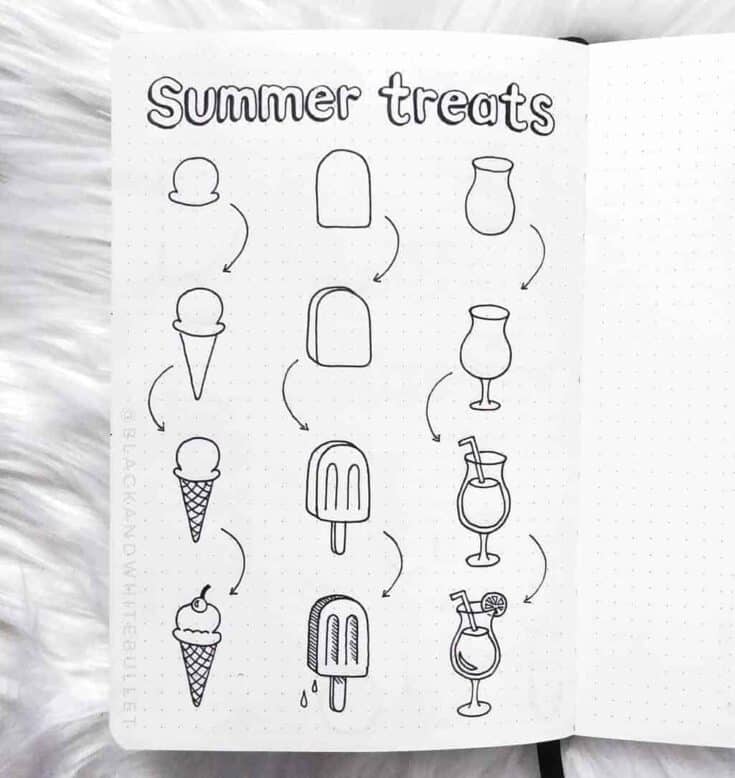 Easy Summer Doodles to Transform Your Journal into a Sunny Paradise ...