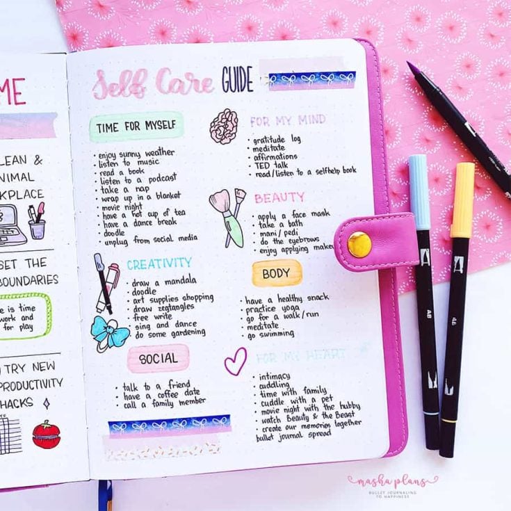 Cute Bullet Journal Ideas For Beginners | Masha Plans